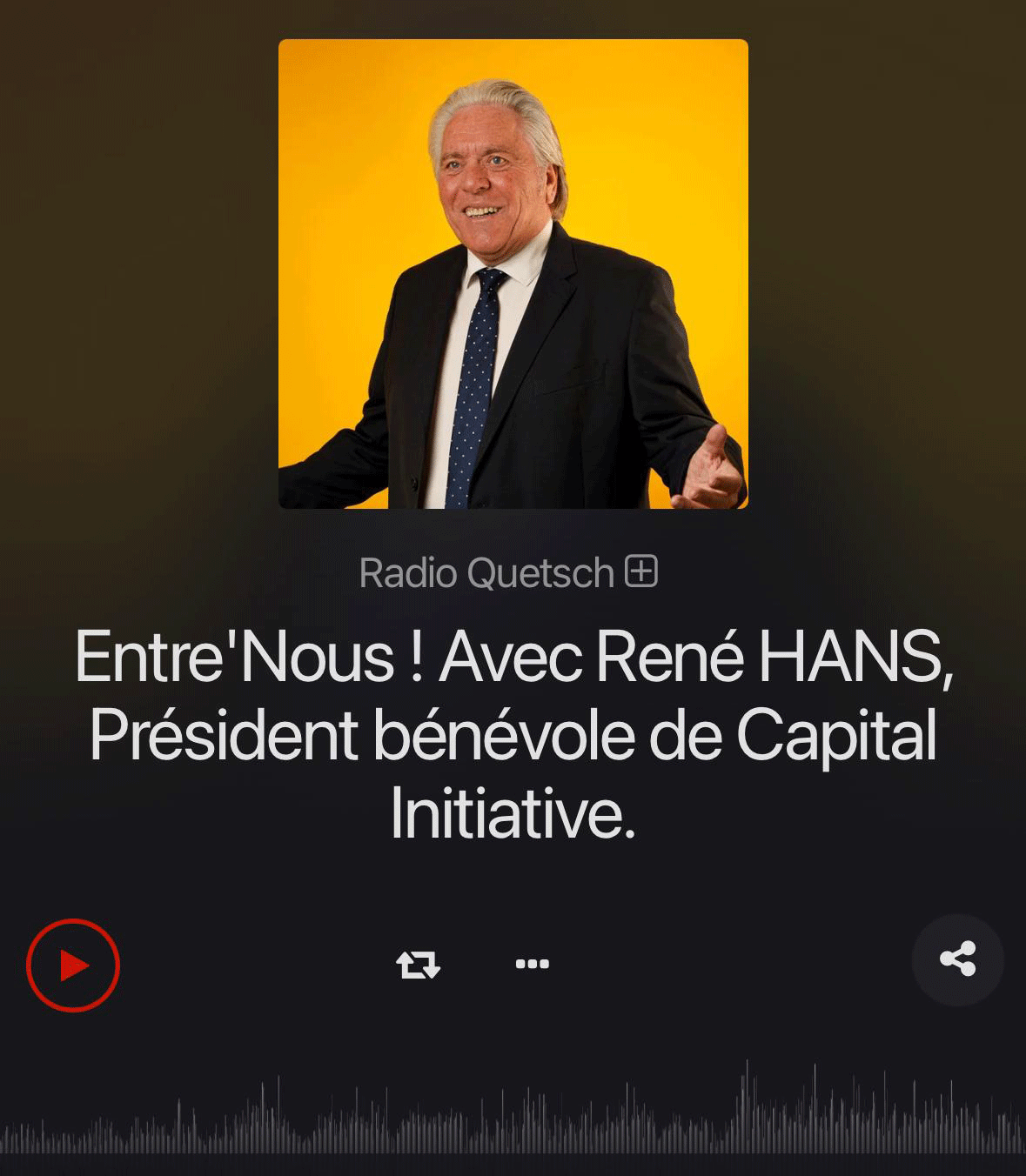 Radio Quetsch donne la parole à René Hans pour parler de Capital ...