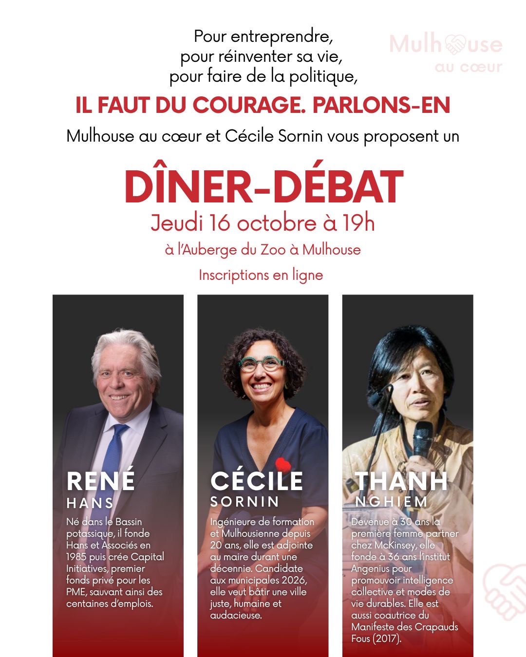 René Hans, fondateur de Capital Initiative, invité d’un dîner-débat à ...